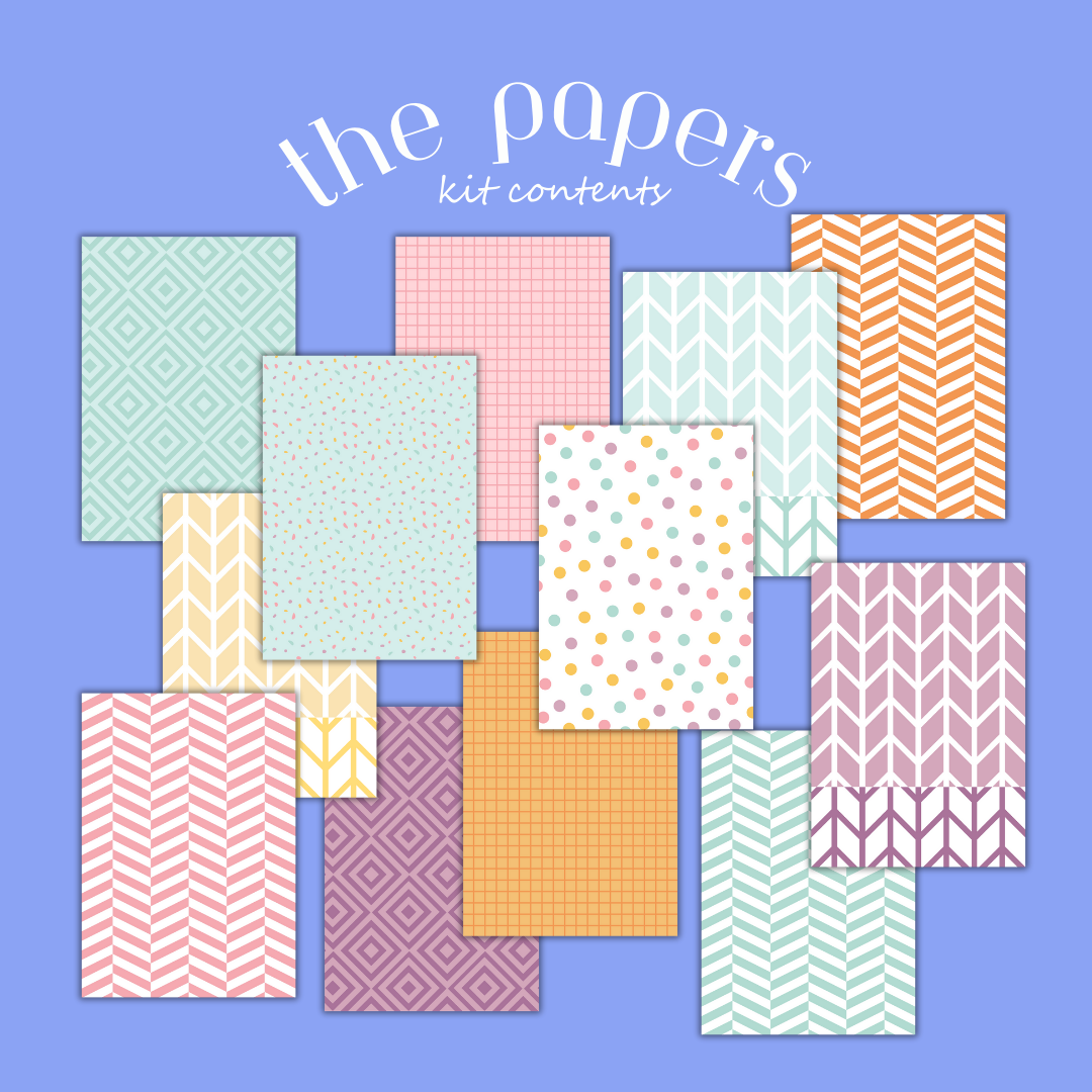 Ice Cream Sundae Paper Craft Kit – Journaling & Scrapbooking Supplies ...